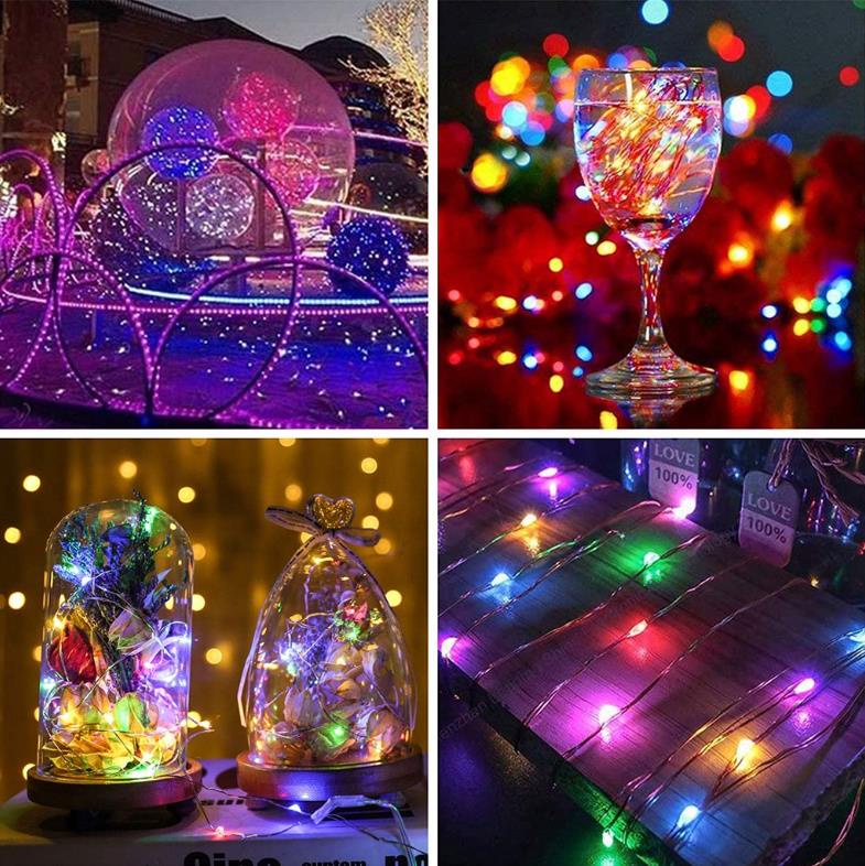 42M LED Solar Light LED Outdoor Waterproof Fairy String Lights For ...