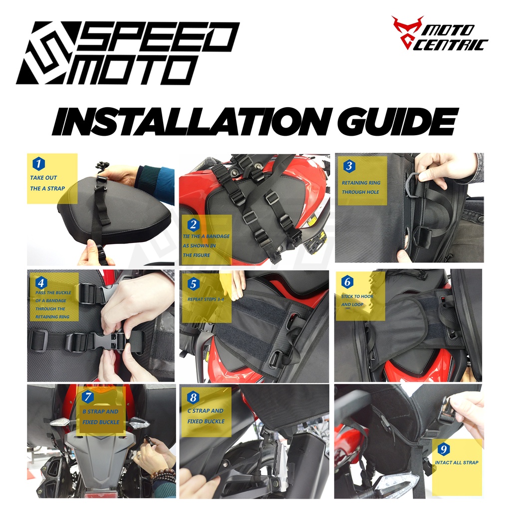 MOTOCENTRIC MC-0096 NEW2021 MOTORCYCLE HARDSHELL SADDLE BAG CARBON ...