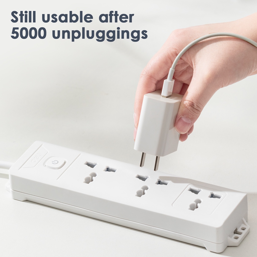 Deli 3 5m Universal Extensio Socket Extension Cord Office Household