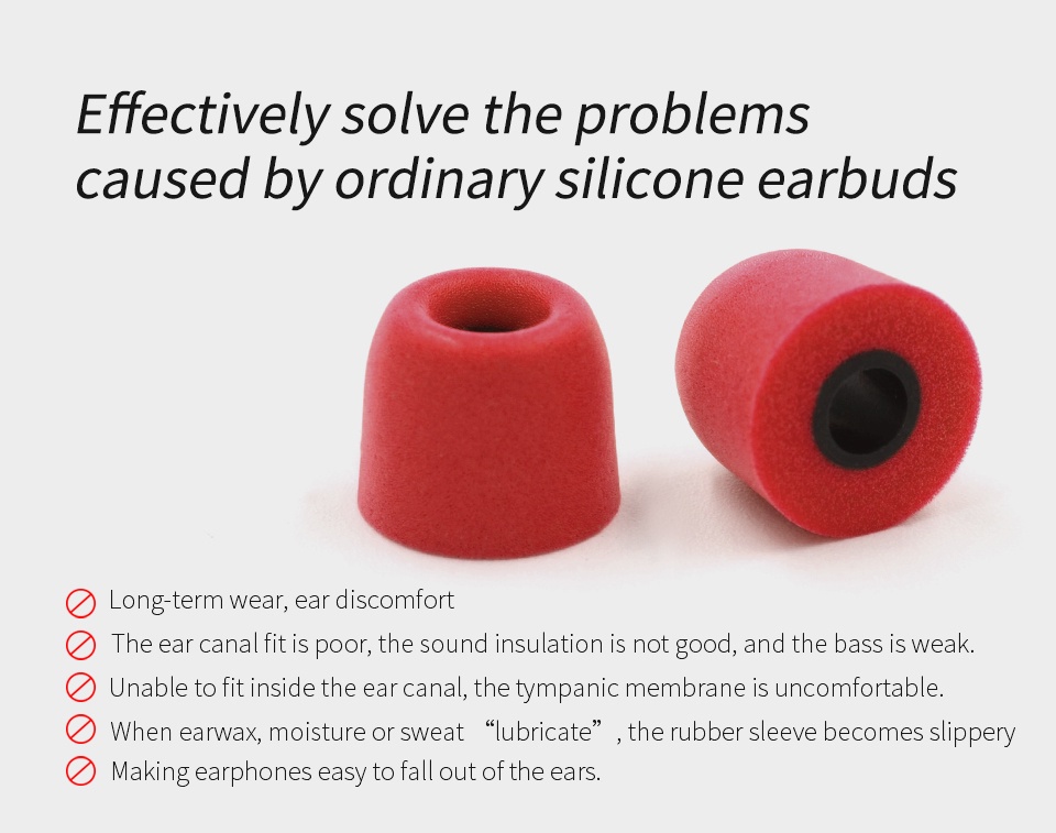 QKZ 3 pairs Ear Cap In-Ear Ear caps Silicone Cap Replacement Earbud ...