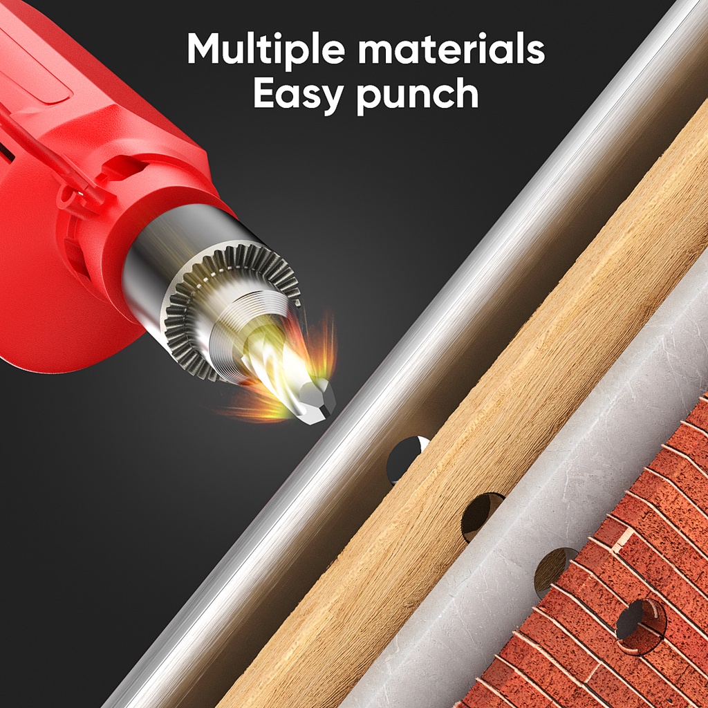 Mitsushi MIT30 600W 6.5mm Electric Drill 220-240V 60HZ Corded Drill ...