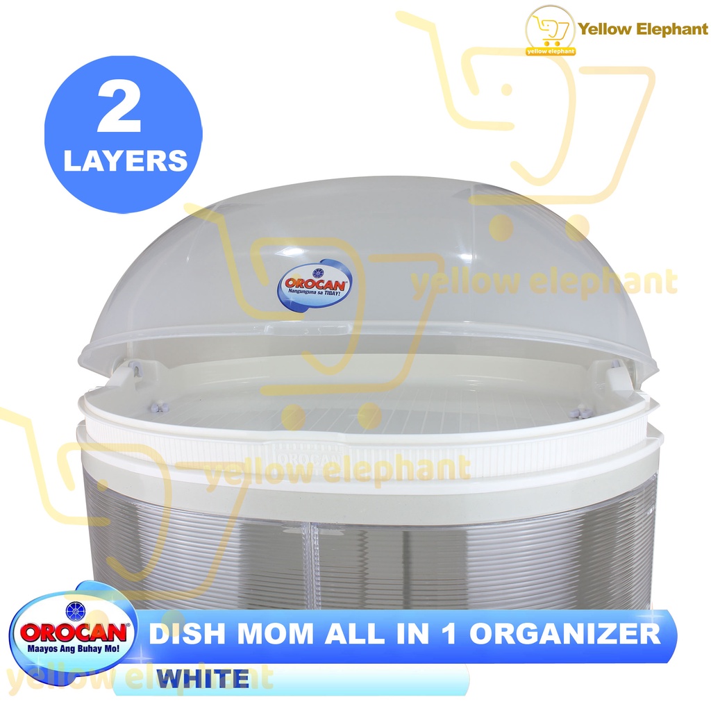 Orocan Dish Rack Cabinet, Dish Drainer, Dish Organizer 2 Layers Lagayan ...