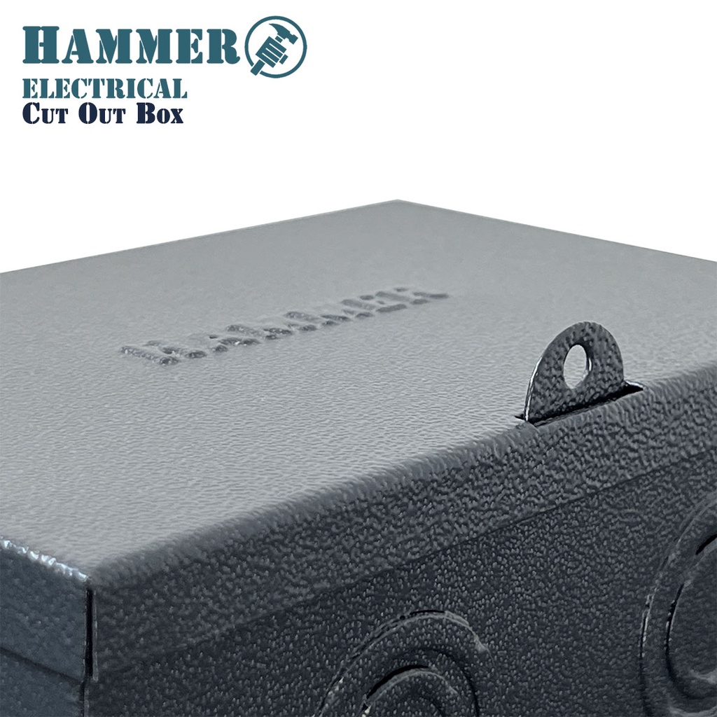 HAMMER NEMA1 ELECTRICAL Metal Pull box with Knockouts 22 Gauge ...