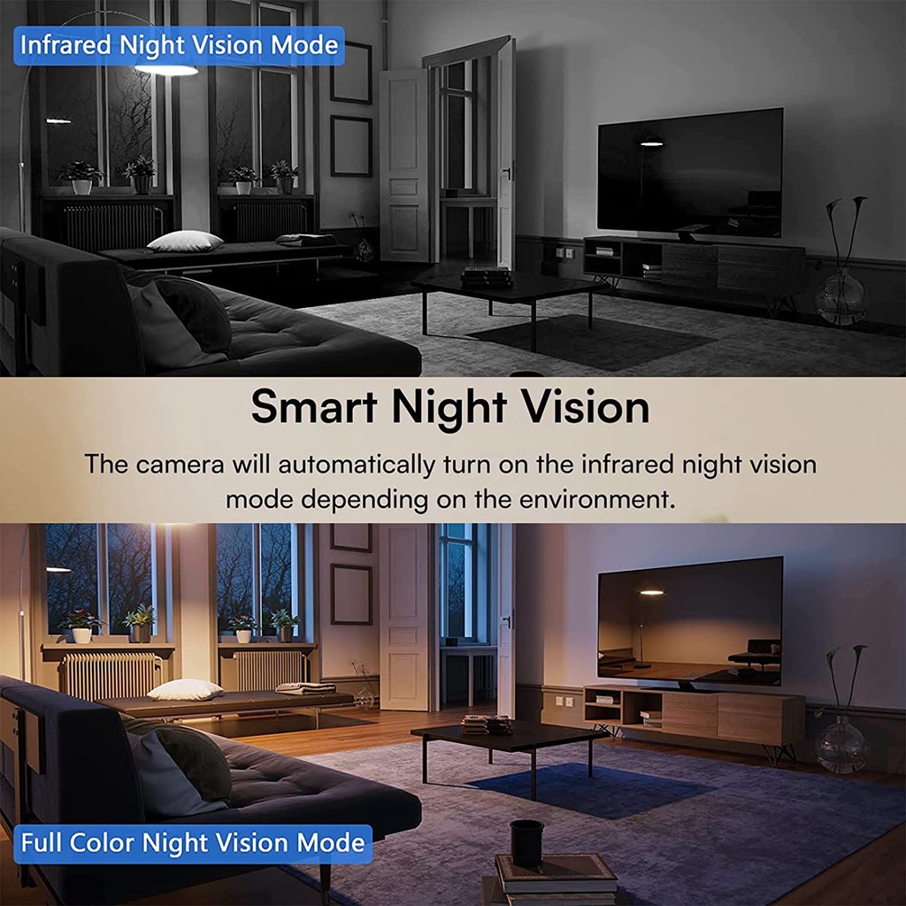 ANSEN CCTV Bulb Camera WiFi Connect to Cellphon with Voice Wireless ...