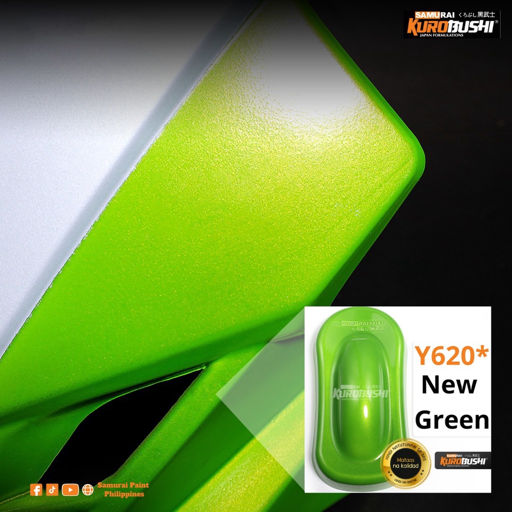 SAMURAI Y620 Yamaha New Green 400 ml | Shopee Philippines