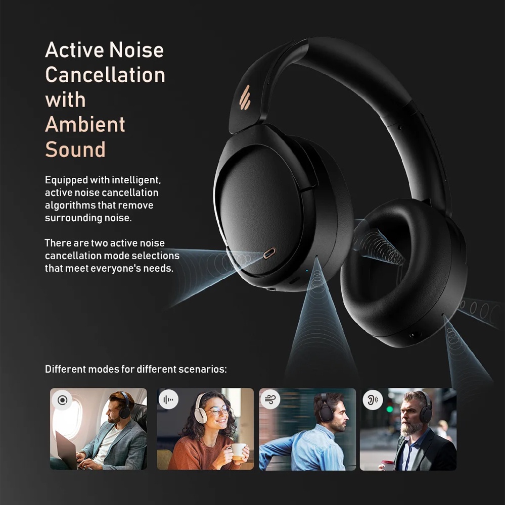 Edifier Wh950nb New Version Anc Hi-Res Wireless Bluetooth Headphones ...