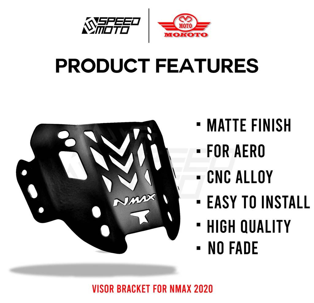 MOKOTO YAMAHA NMAX V2 / V2.1 WINDSHIELD AND SIDE MIRROR ADJUSTABLE ...