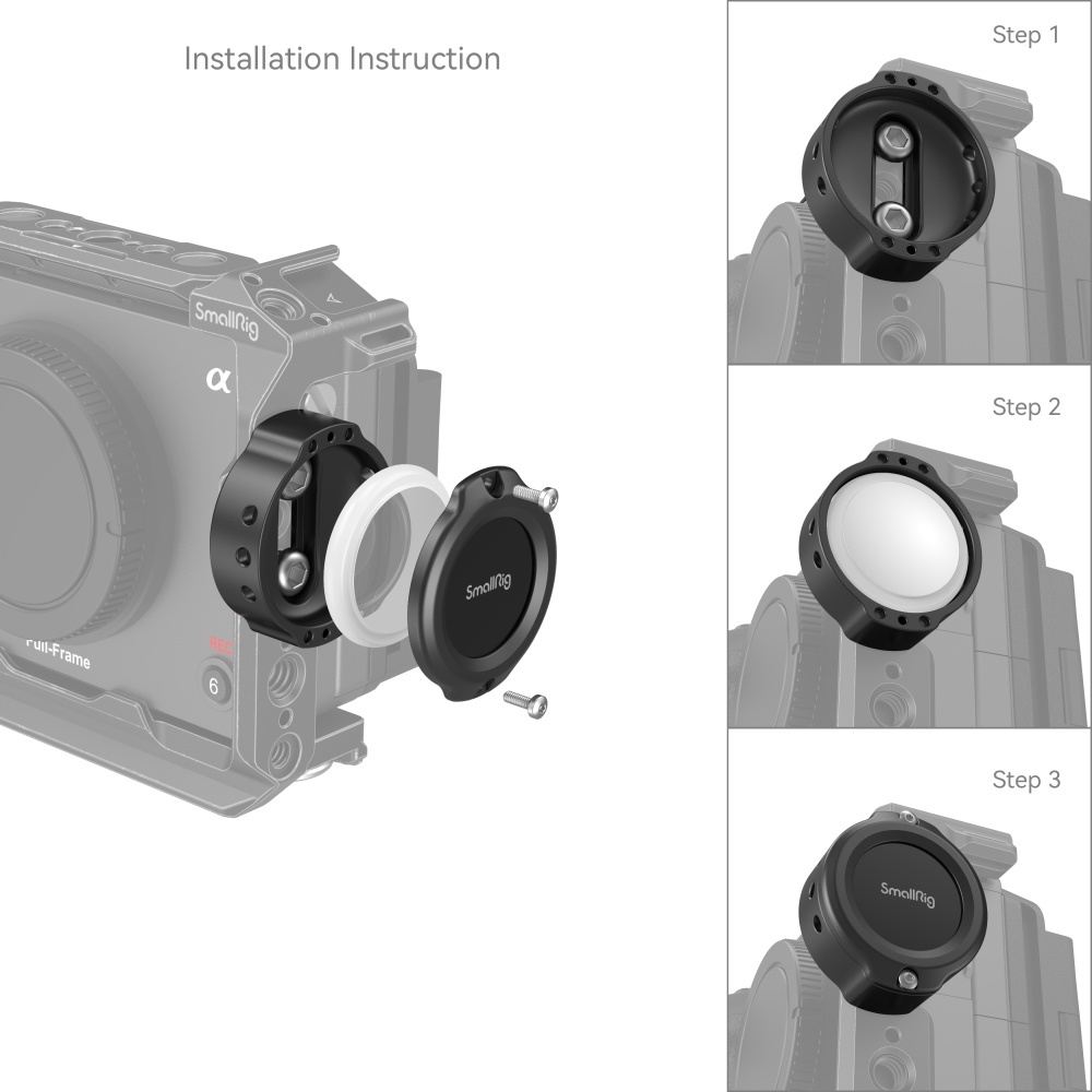 SmallRig Camera Tracking Device Mount Cage / Quick Release Mount Plate ...