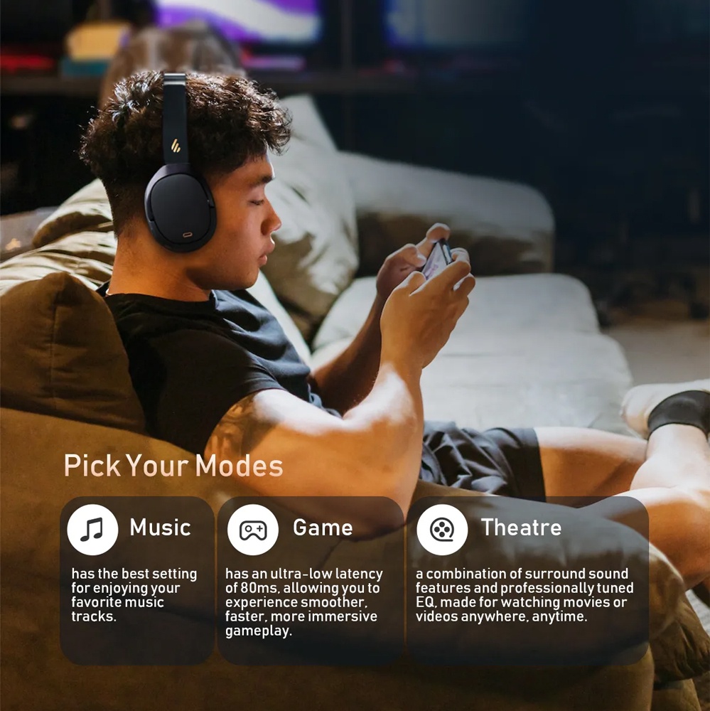 Edifier Wh950nb New Version Anc Hi-Res Wireless Bluetooth Headphones ...