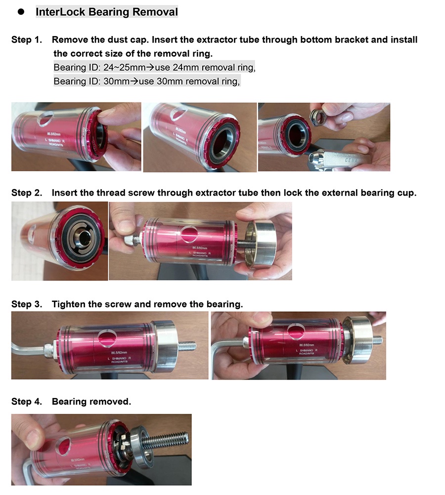 ZTTO Bottom Bracket Bearing Remove Install Tool MTB Road Bike BB Press ...