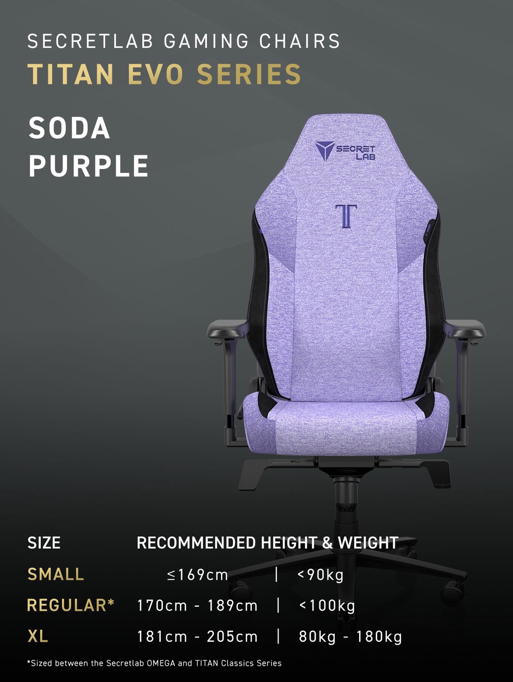 Secretlab TITAN Evo SoftWeave™ Plus Gaming Chair—Soda Purple | Shopee ...