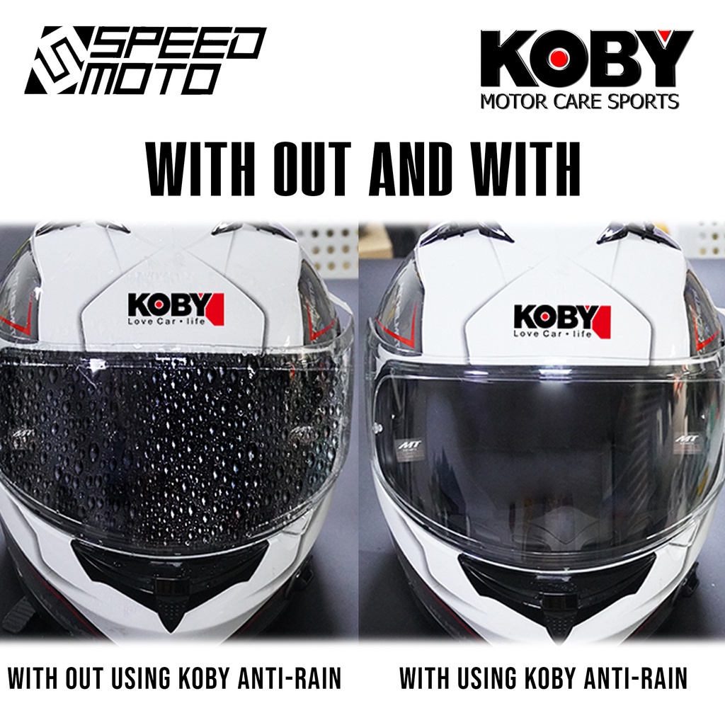 SPEEDMOTO KOBY 2in1 ANTI-FOG AND ANTI-RAIN SPRAY 20ML EASY TO CARRY ...