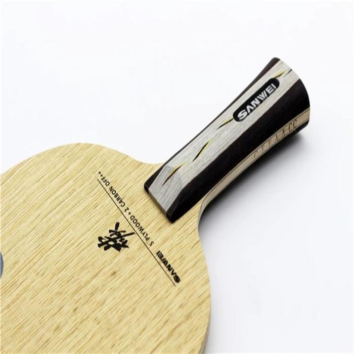 Sanwei CARBON (5+2 Carbon, OFF++) Table Tennis Blade Ping Pong Racket Bat Paddle SANWEI CC ...