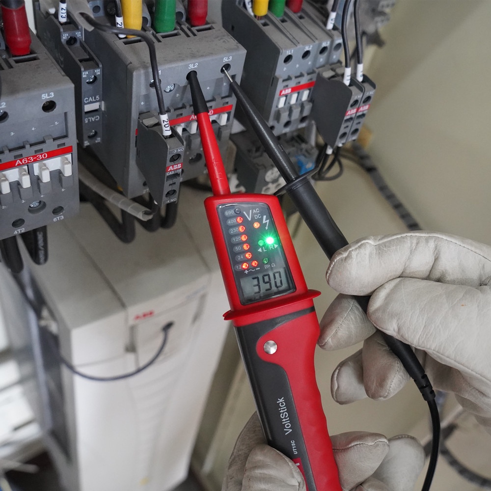 UNI-T AC DC Voltage Detector Pen Meter Continuity Tester 690V Voltmeter ...