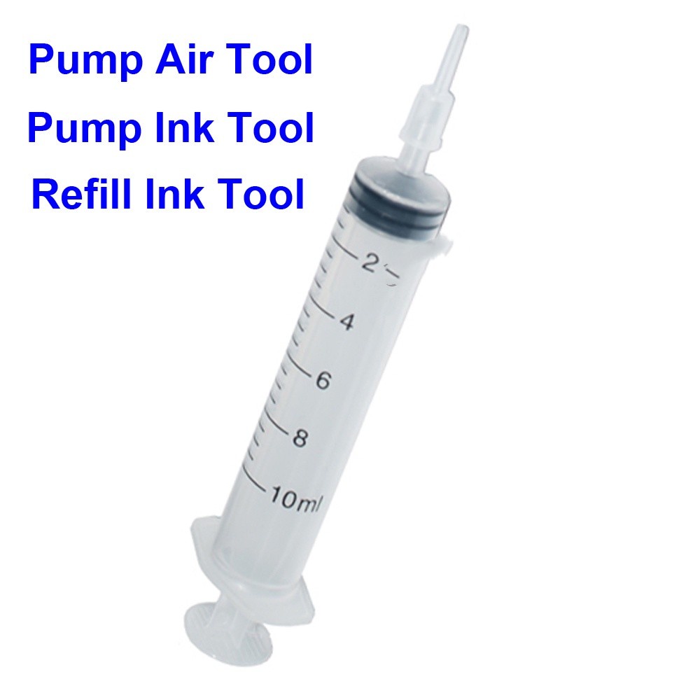 Ready Stock L&C Cartridge Syringe with Printer Hose Refill Absorber for ...