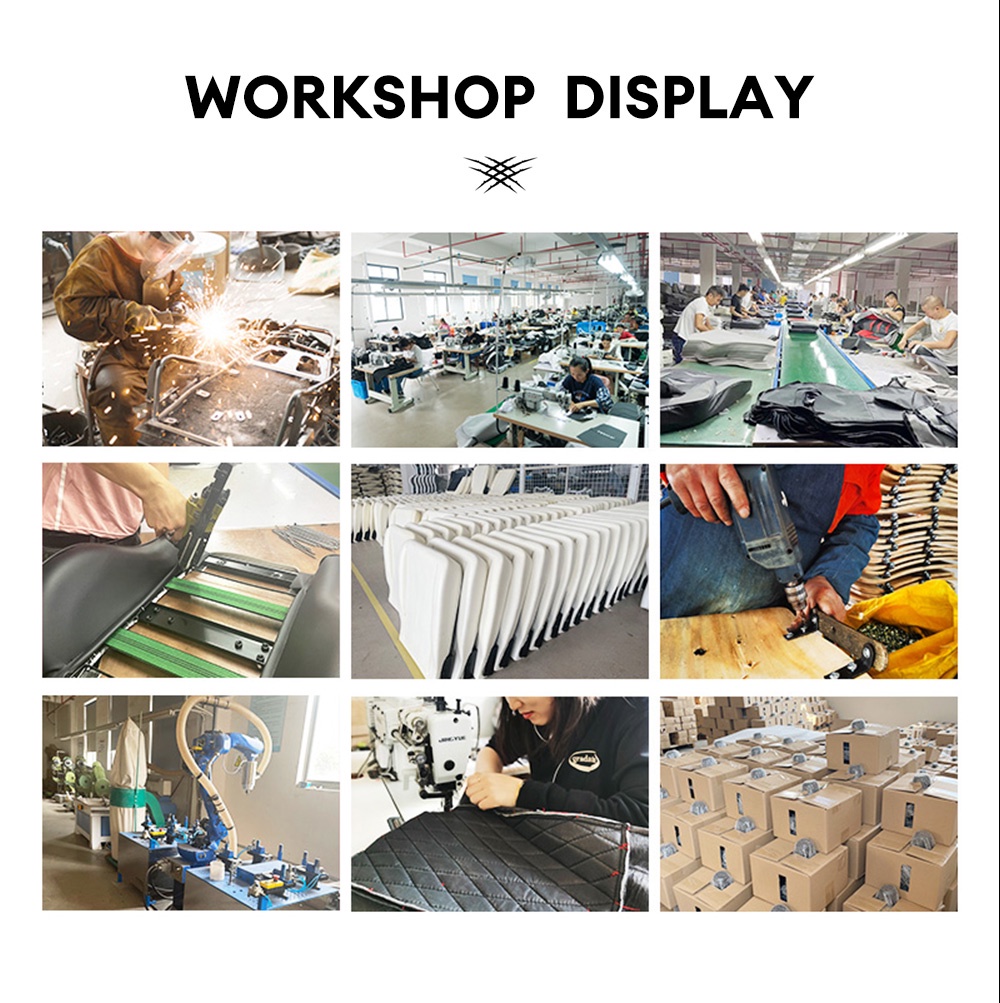 MUSSO 199A Gaming Chair Extra Large Size High-Back Fabric Office Chair ...