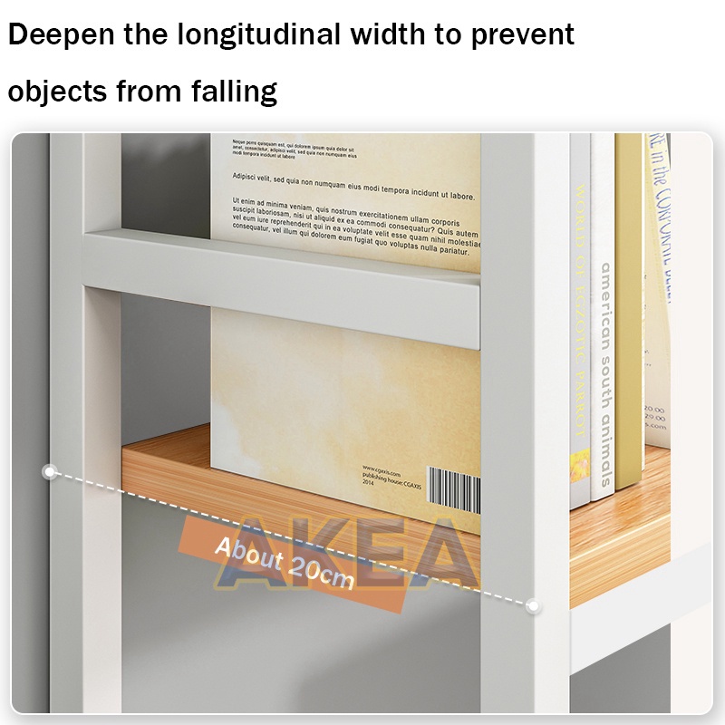 【2 Color】Desktop Rack Book Shelf Organizer Tabletop Organizer Multi-layer Shelf Tabletop Storage ...