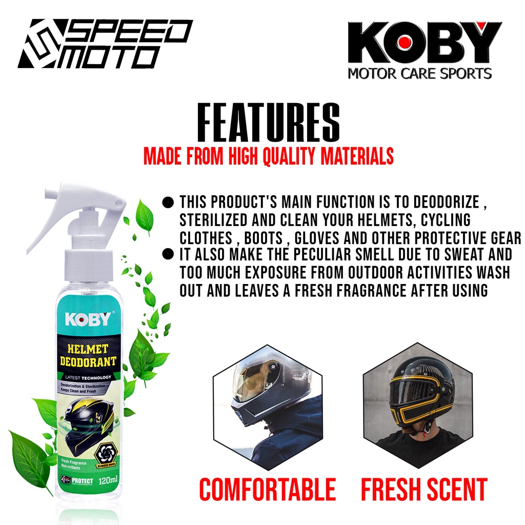 KOBY COOLING & STERILIZING SPRAY W/ 75% ALCOHOL 120ML / KOBY DEODORIZER ...