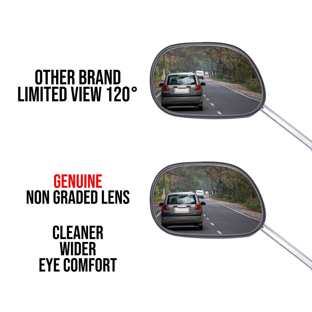 Side mirror for YAMAHA / HONDA chrome Stem 5vv 10a copy | Shopee ...