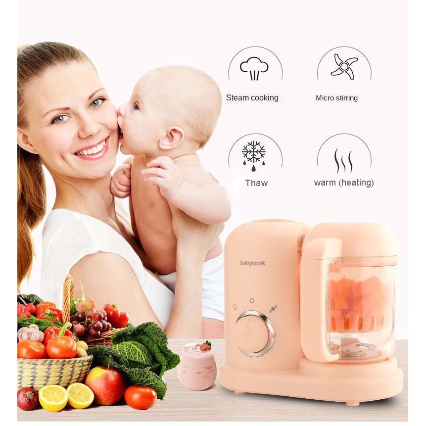 Baby Cook Infant Food Maker Making Machine 10 Minutes Steamer and ...