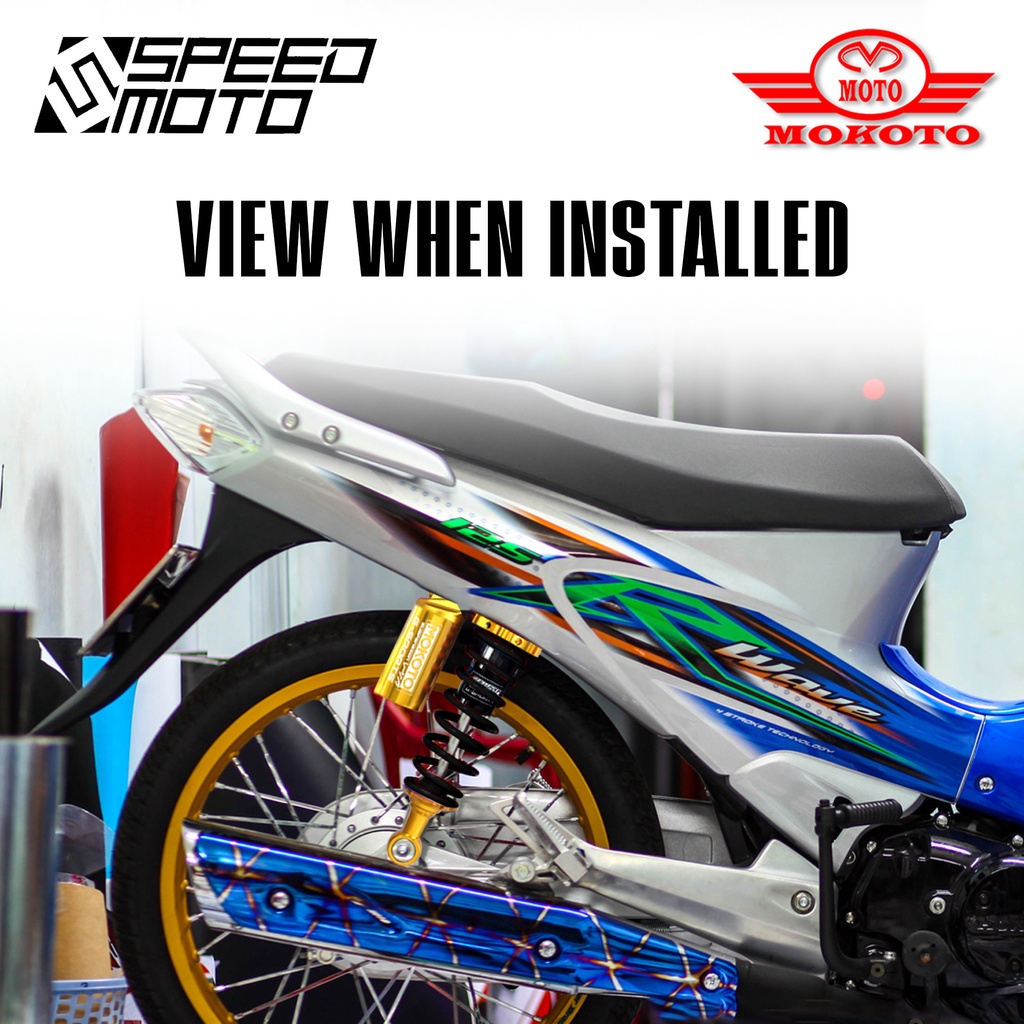MOKOTO XRM / WAVE REAR SHOCK GAS ABSORBER W/ BASO 310MM G-SERIES 8166G1 ...
