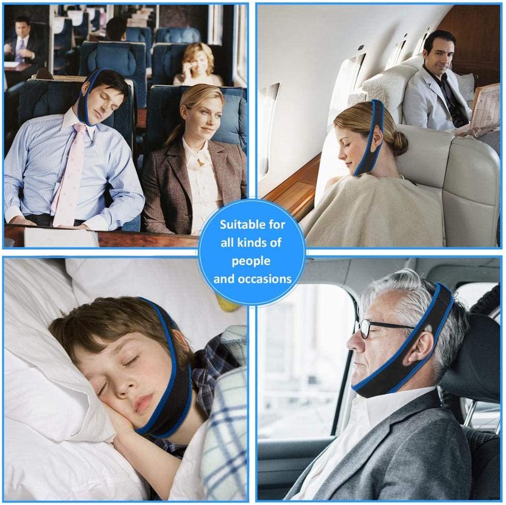 Anti Snore Stop Snoring Chin Strap Jaw Solution Sleep Support Apnea ...