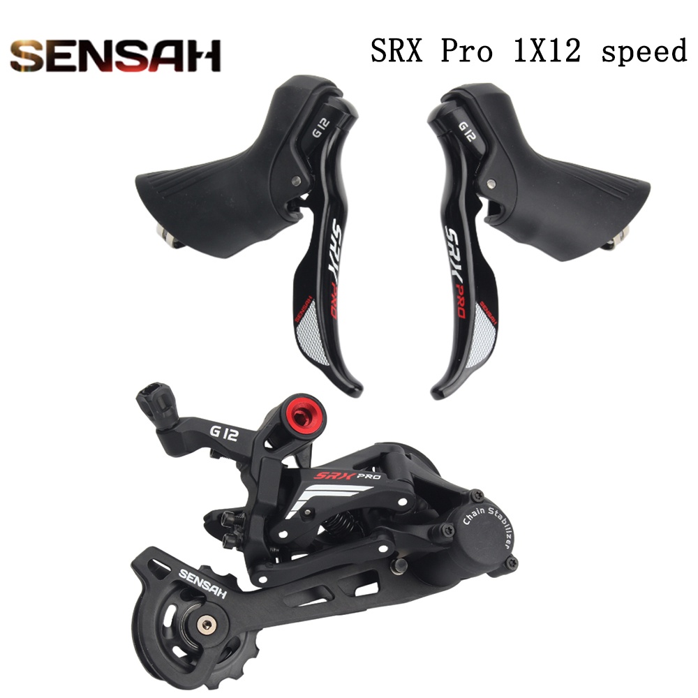 SENSAH SRX PRO1x12 Speed 12Speed Road bike Groupset Left Gear Shifter + Right Shifter + Rear ...