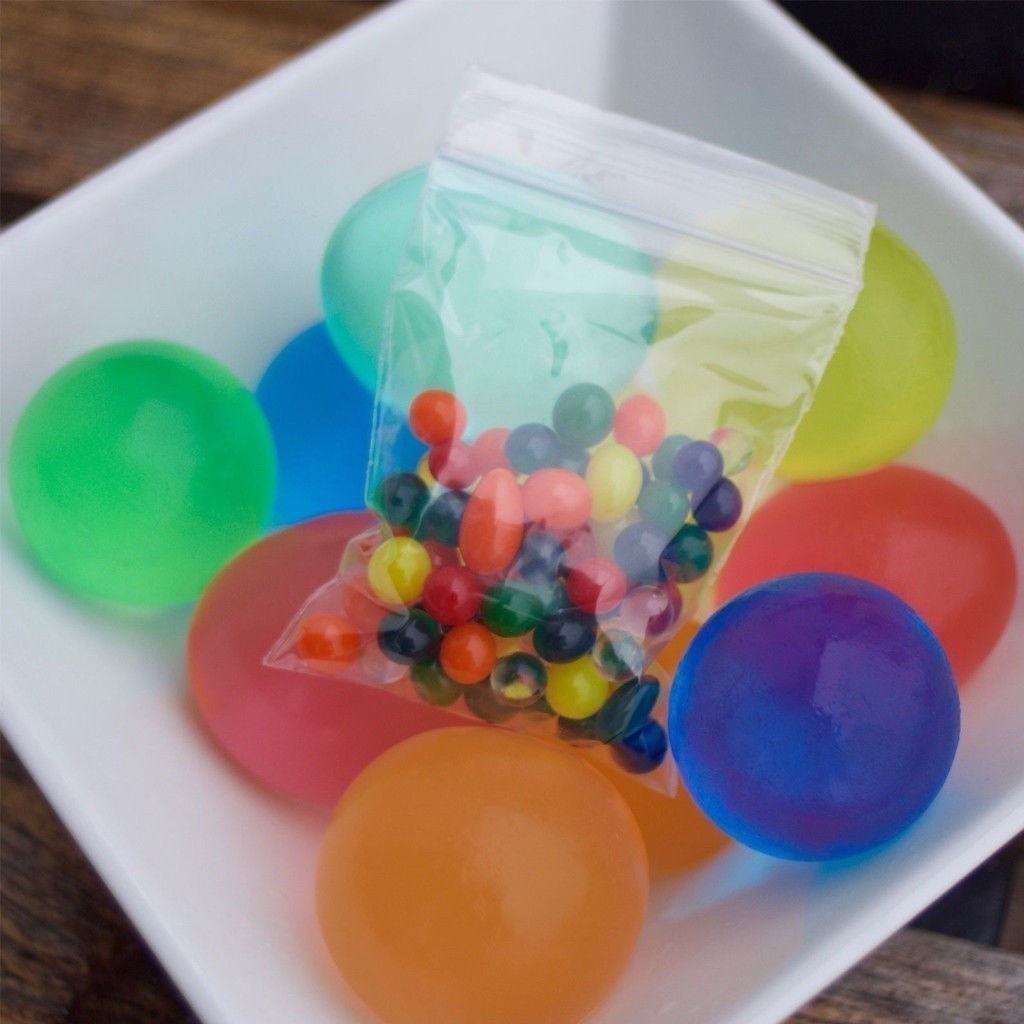 FREE 50/100/200PCS Large water balls Hydrogel Pearl Shaped Big 3-4cm ...