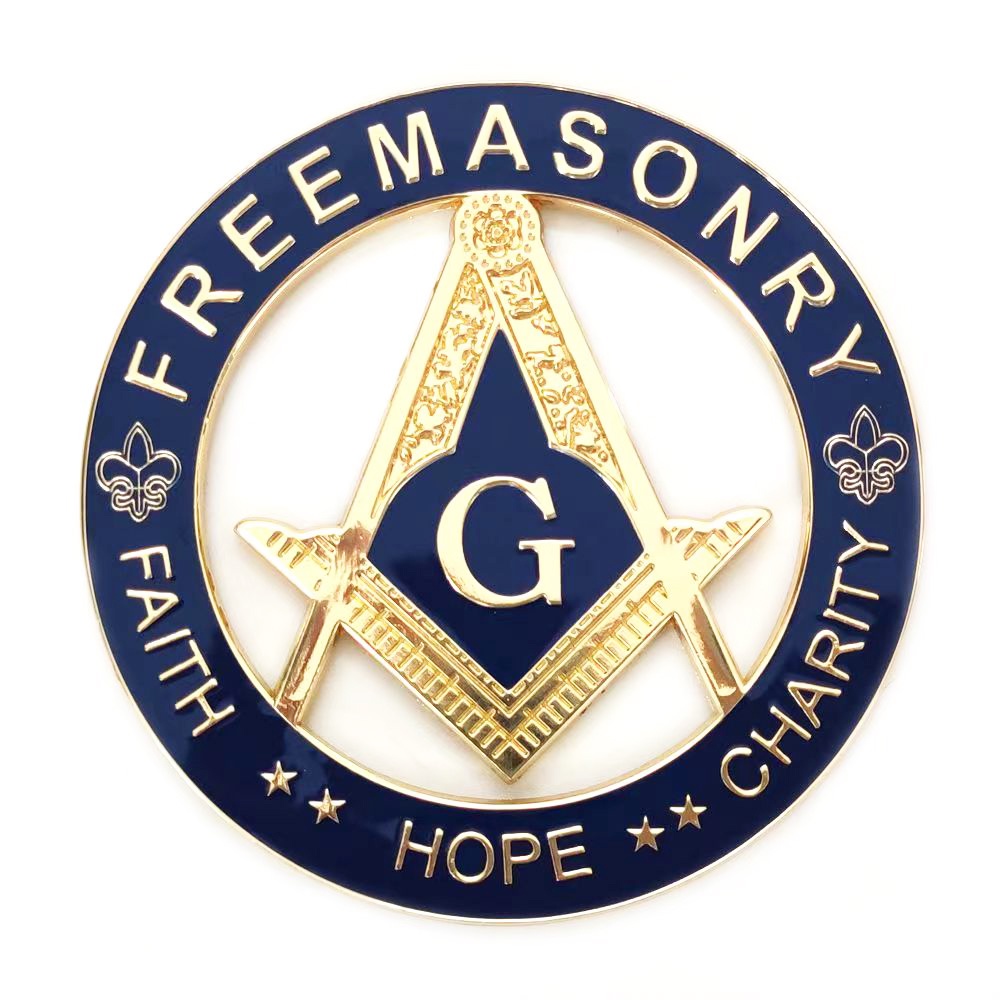 High Quality 3inch Freemasons Emblem Freemasonry Faith Hope Charity ...