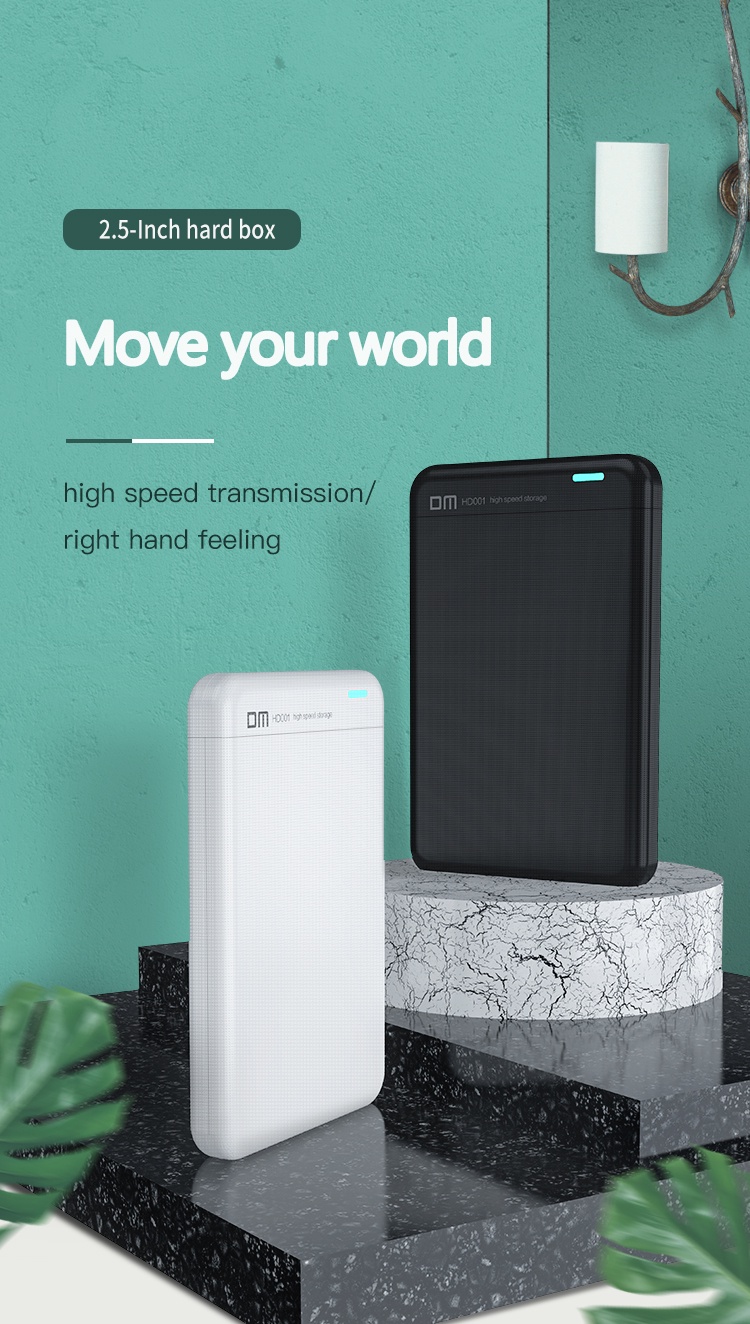 DM USB 3.0 HDD Hard Drive External Enclosure 2.5 inch SATA SSD Mobile ...