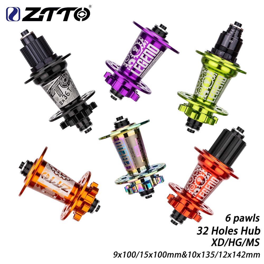 ZTTO MTB Hub Bike 6 Pawls Disc Brake Hub 32Hole Hub DR290 | Shopee ...
