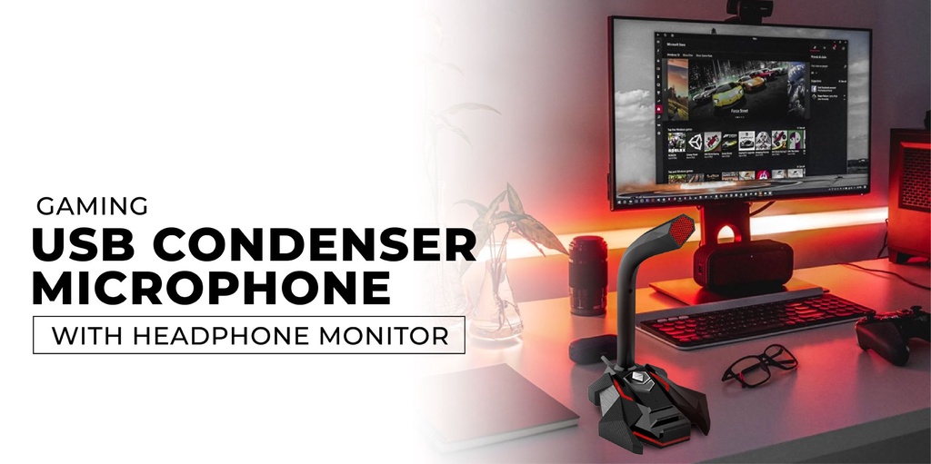 KEMILNG Gaming Streamer Microphone | E-sport Professional Gooseneck ...