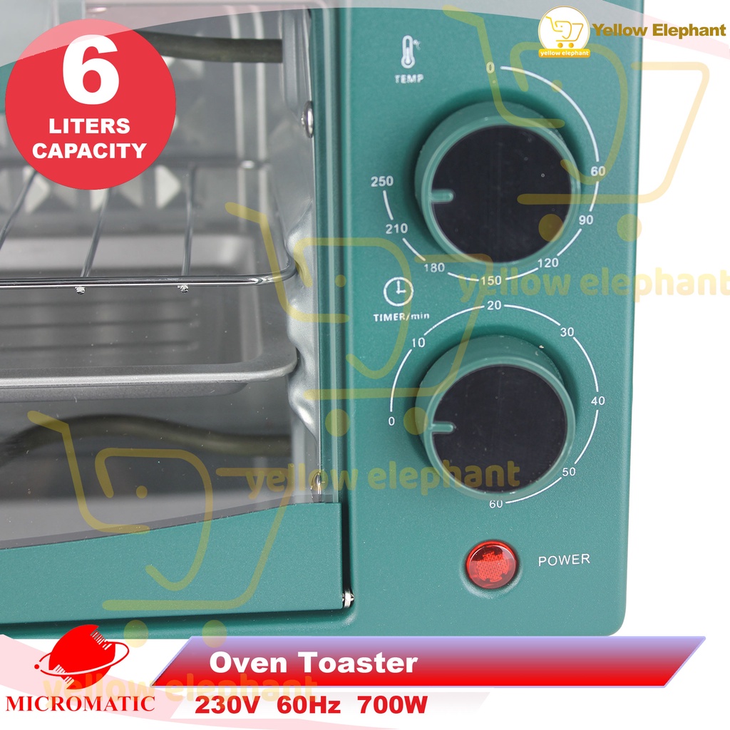 Micromatic Oven Toaster 6L Multipurpose Electric Oven Microwave Toaster ...