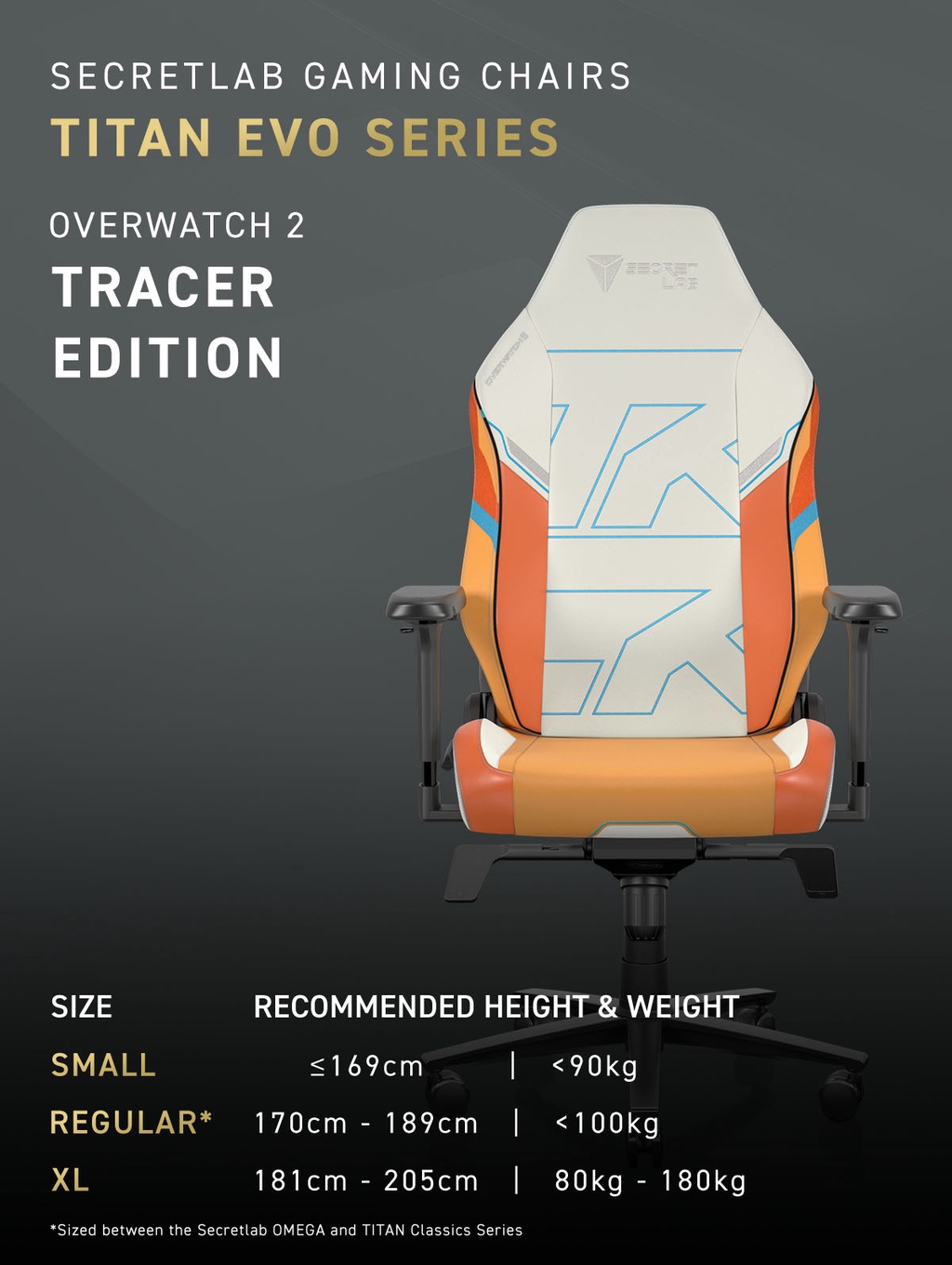 Secretlab TITAN Evo Gaming Chair—Overwatch 2 Tracer Edition | Shopee ...