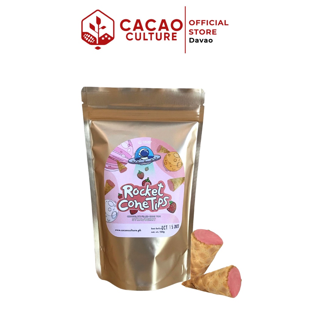 Cacao Culture - Premium Rocket Cone Tips - Strawberry - 100g ...