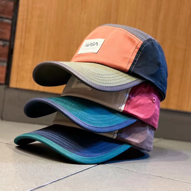 vintage cap 5 Panel cap NASA cap Colour blocking and colourful hiphop ...