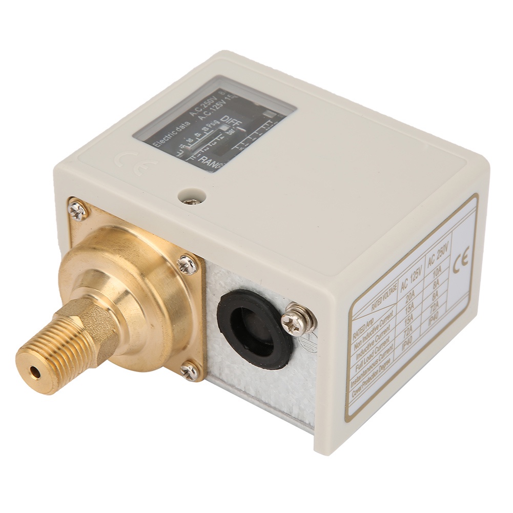 [READY STOCK] PT1/4" Eletronic Pressure Control Switch 24V~380V for Air ...