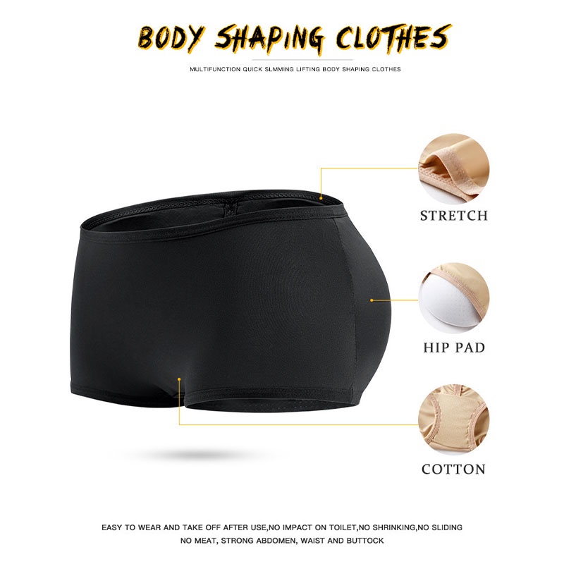 Women's body shaping underwear buttocks lifting pants seamless body ...