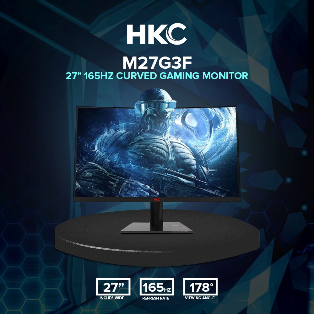 EasyPC | HKC M27G3F 27" 165Hz Curved Gaming Monitor, Excellent display ...