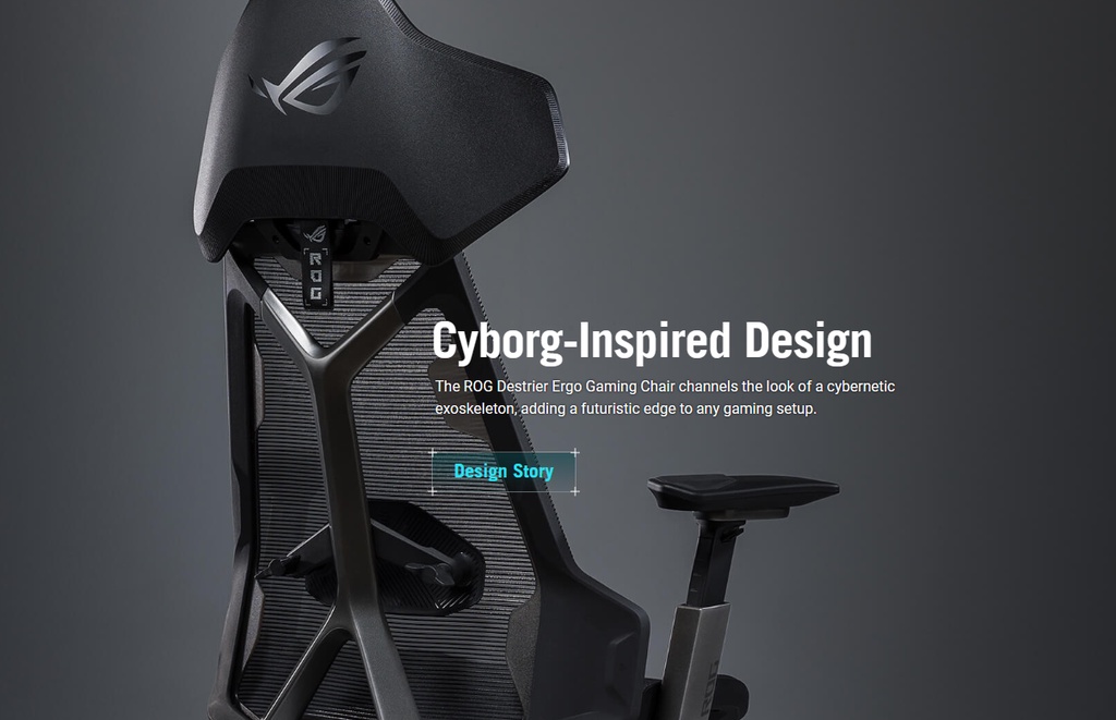 ITW | Asus ROG Destrier ergo gaming chair, adjustable lumbar support ...