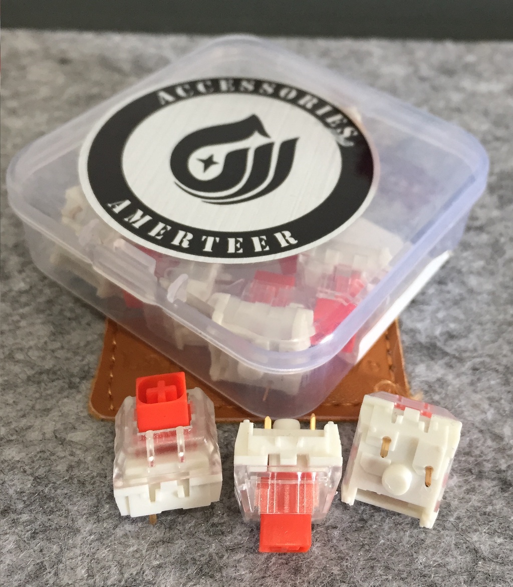 10 PCS Kailh Box Switch Set (Box White/Red 3-Pins Switches Dust-Proof ...