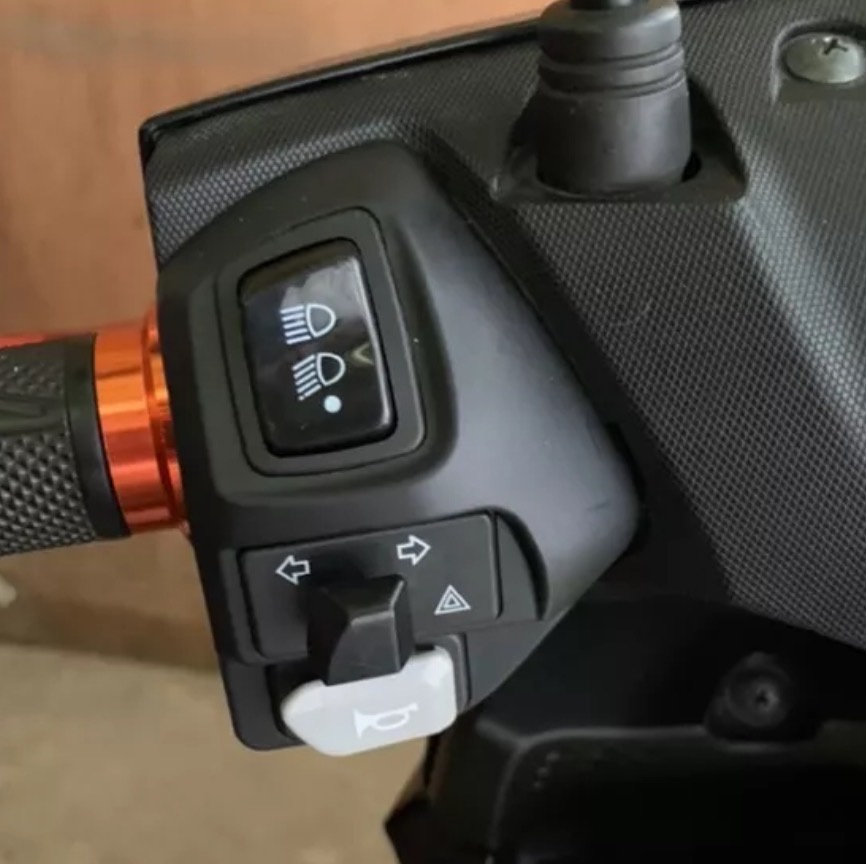 Domino Handle Switch With Hazard Light Switch For Aerox / MIO Left ...