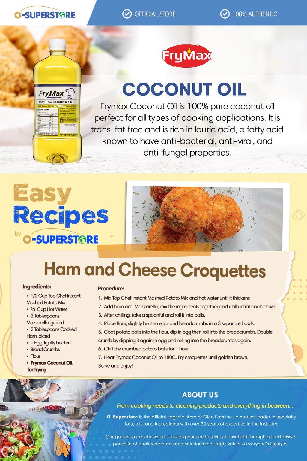 Frymax Coconut Oil 1L / 1 Liter | Shopee Philippines