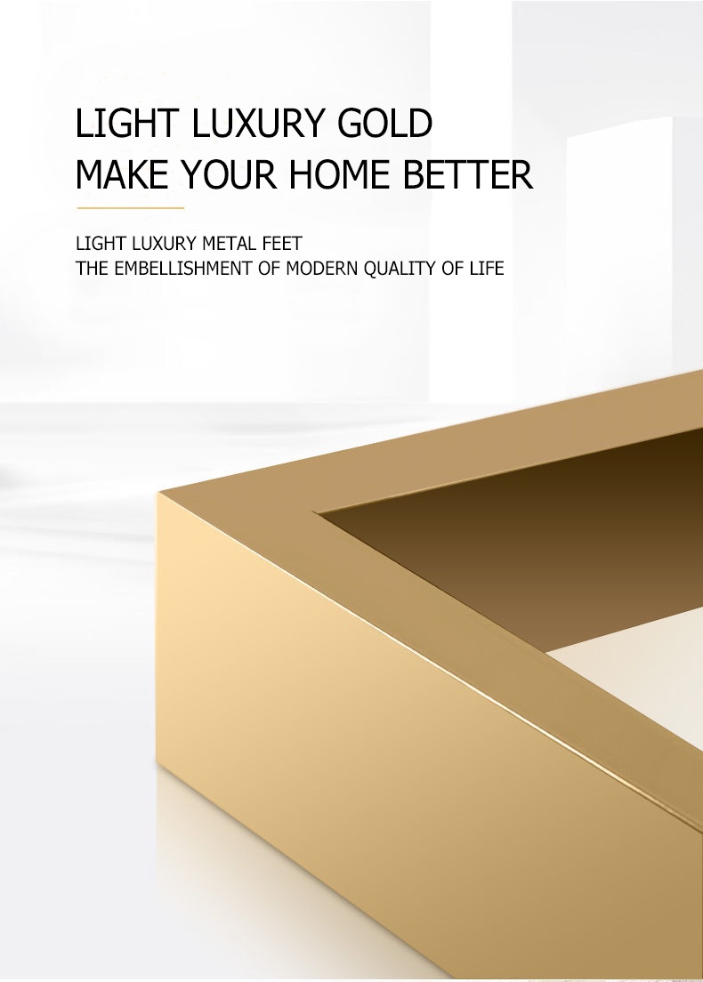 Creative small simple modern living room Nordic style steel wood coffee ...