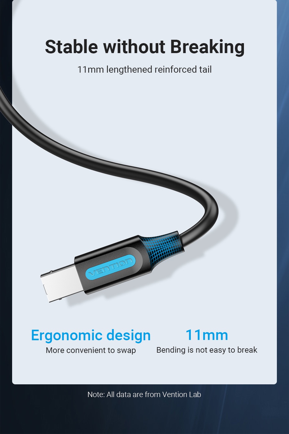 Vention USB Printer Cable USB Type A Male to B Male for Hp Canon Epson ...