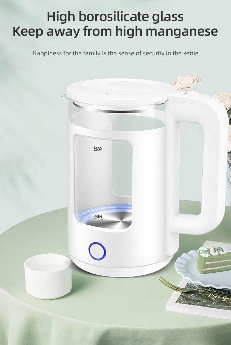 AIODIY Electric Kettle Glass Household Kettle for Hot Water Water ...