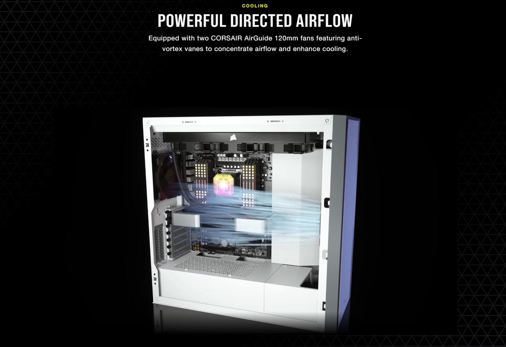 CORSAIR 5000D Airflow Mid-Tower ATX PC Case Slide-On Tempered Glass ...