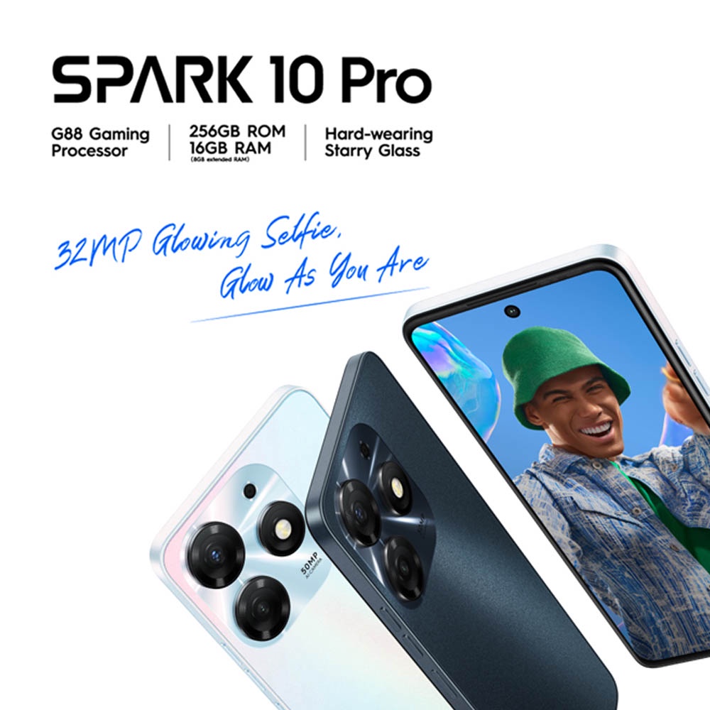 TECNO Spark 10 Pro Smartphone 8Gb Ram+256Gb Rom Extended 8Gb Ram G88 ...