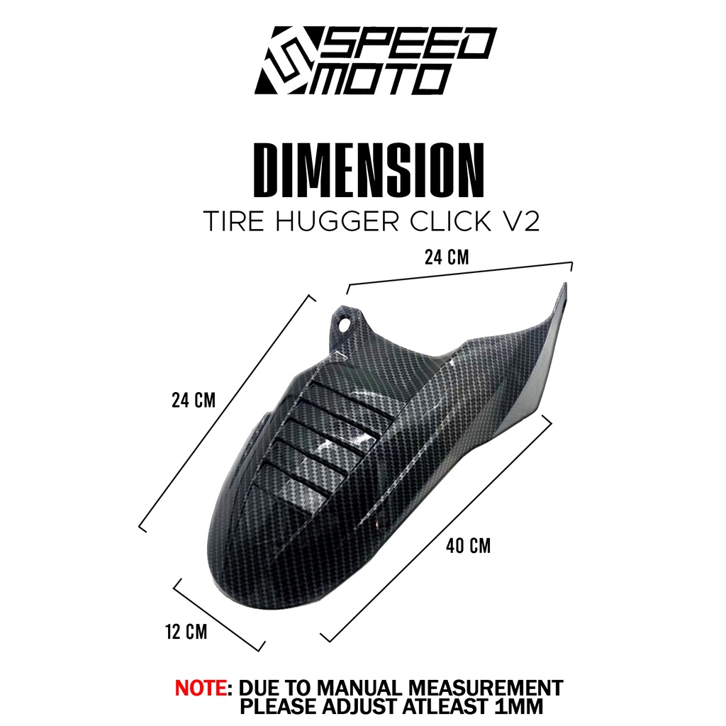 Tire Hugger Mud Guard For Honda Click V3 Click V2 Mud Guard for ...