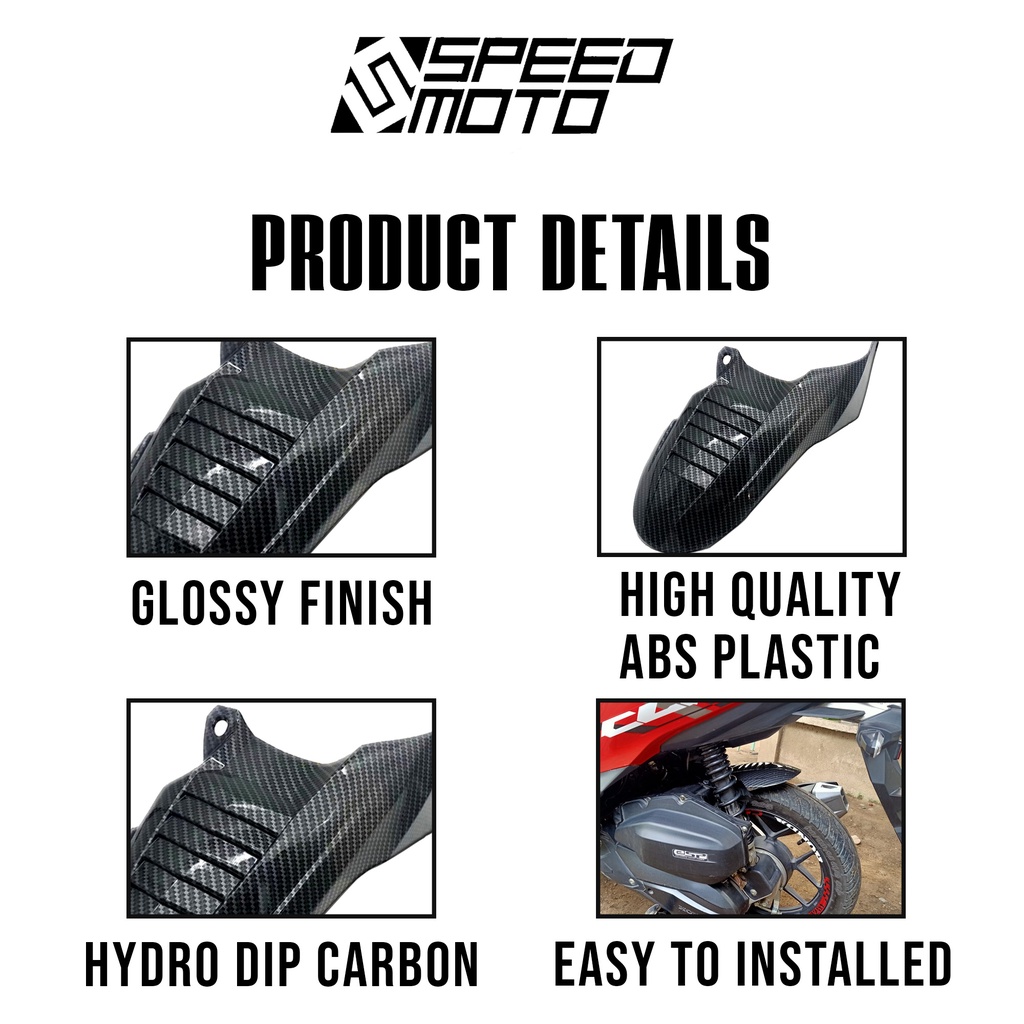 Tire Hugger Mud Guard For Honda Click V3 Click V2 Mud Guard for ...